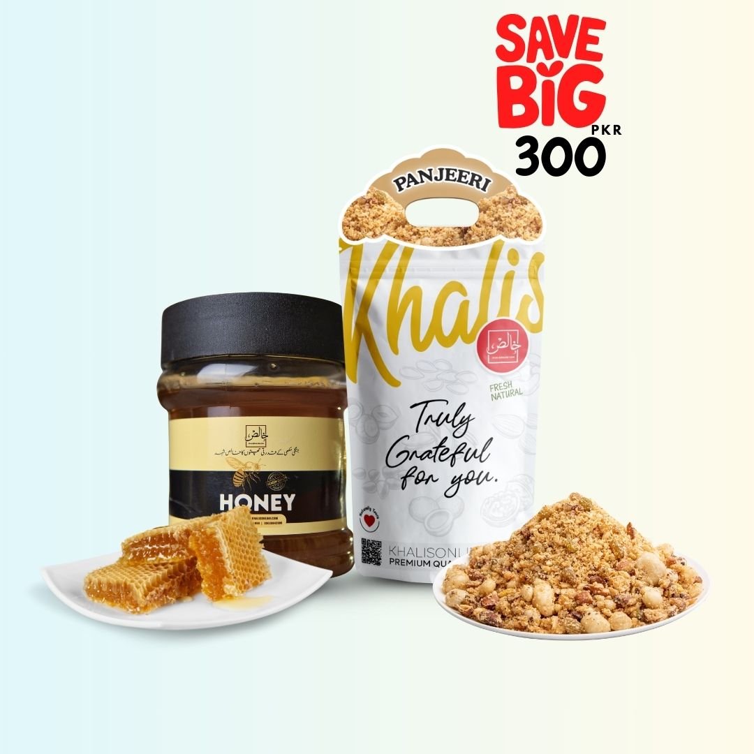 Honey & Panjeeri Energy Pack - Traditional Wellness Bundle – Khalis Online